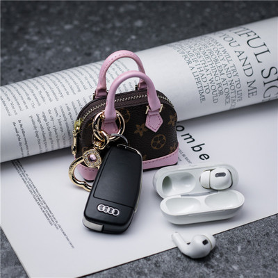 贝壳包真皮迷你小废包耳机包高级