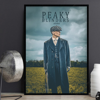 Peaky Blinders 浴血黑帮英伦风格装饰画 西餐咖啡厅酒吧有框挂画