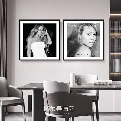 Mariah Carey 玛丽亚凯莉装饰画音乐专辑酒吧挂画性感明星海报