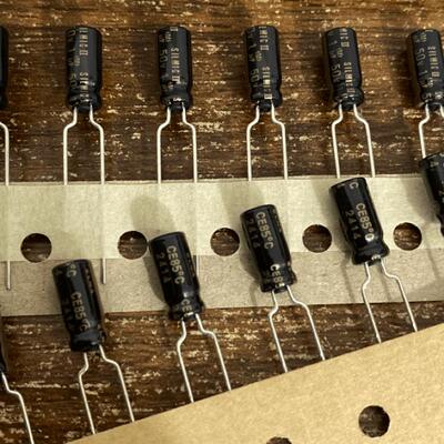 50V1UF棕神电解电容伊娜发烧