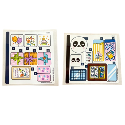 乐高42666动物园贴纸套装