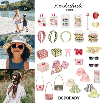BoBoBaby【现货】英国Rockahula 发夹发饰首饰盒&包包