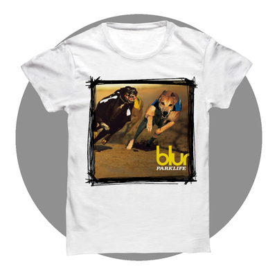 blur parklife 模糊乐队 布勒 公园生活 印花短袖宽松T恤
