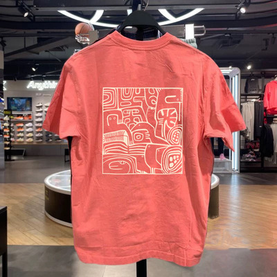 外贸原单正品尾货清仓~纯棉重磅短袖t恤男士夏季2024新款美式潮