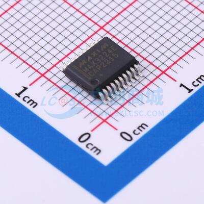 MAX3224ECAP+ SSOP-20 RS232芯片 全新原装美信 元器件BOM配单