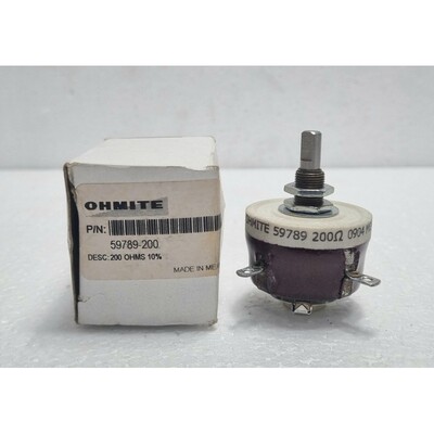Ohmite 59789-200 Rheostat 200 OHM