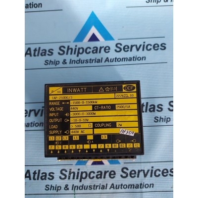 DEIF Tap-210dg/3 Inwatt Transductor 227621.10