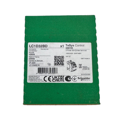 SCHNEIDER ELECTRIC LC1D32BD CONTACTEUR TESYS 035725 24VDC 15