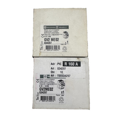 TELEMECANIQUE GV2ME02 034297 0.16-0.25A DISJONCTEUR MOTEUR x