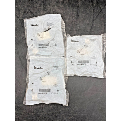 LOT DE 3 BINDER 99063450004 CONNECTEUR CIRCULAIRE