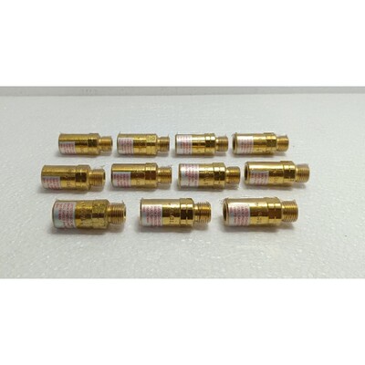 LOT OF 11 UNIWELD TCV101 Style FUEL Torch End Check Valves N
