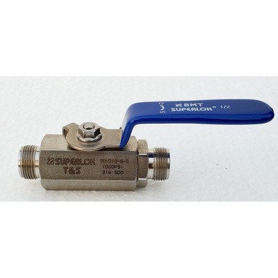 BMT SUPERLOK 1/2'' SBV210-S-8 SS316 BUTTERFLY HANDLE MANUAL