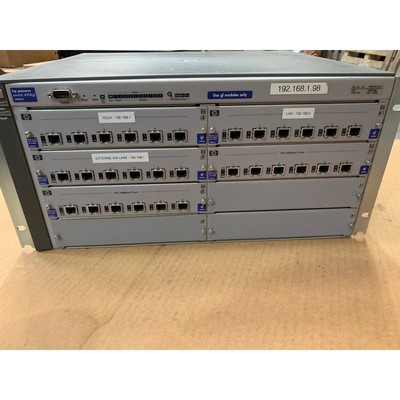 1 x HP 4108gl série ProCurve Switch 4100gl J4865A 4x J4863A