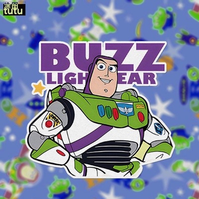 巴斯光年贴纸电动车装饰贴