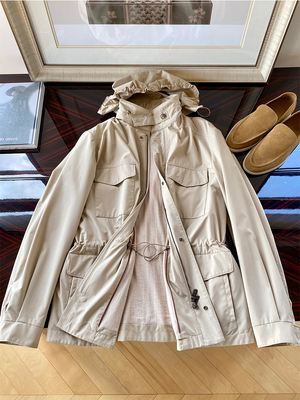 经典连帽春秋夹克防水针织