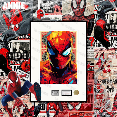 蜘蛛侠装饰画Spider Man卧室挂画男孩子的礼物