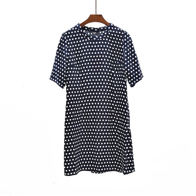 波点波点减龄中长款连衣裙