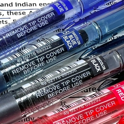 日本UNI三菱signo按动水笔黑色办公中性笔UMN-105学生用考试简约