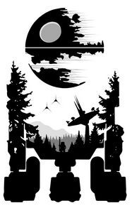 EndorShirtR2D2starwarsTeeon男