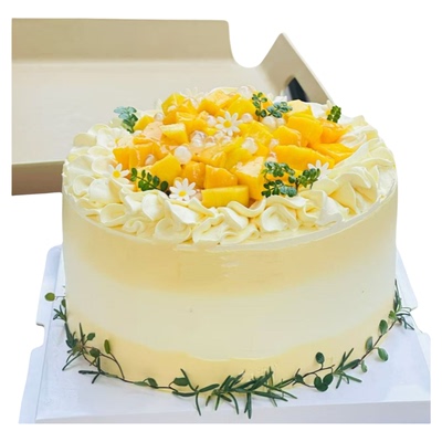 芒果生日蛋糕四川广元利州昭化朝天苍溪剑阁旺苍县青川店同城配送