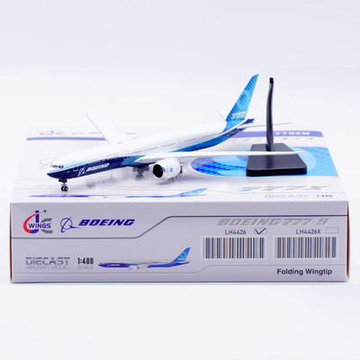 Jcwings 1/400 合金飞机模型 波音原厂 B777-9 N779XW