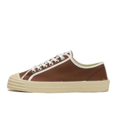 代购NOVESTA男士帆布鞋透气轻便耐磨易穿脱棉质浅色鞋底白色鞋带