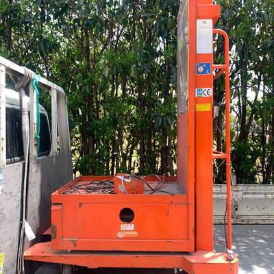 可维修电动升降机核定载荷200Kg2700mm实物拍摄