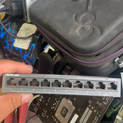 可维修水星MS10CPS 10口百兆PoE交换机