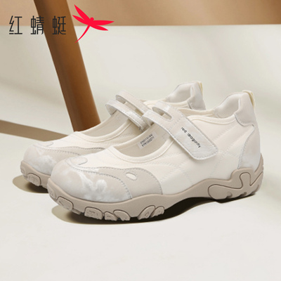 红蜻蜓透气玛丽珍运动单鞋