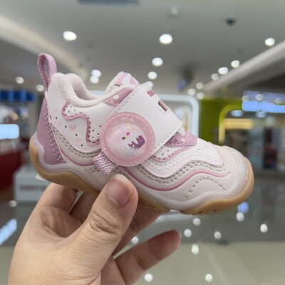 专柜正品江博士2026冬款女宝加绒一段软底鞋机能鞋1B13A4019EW1