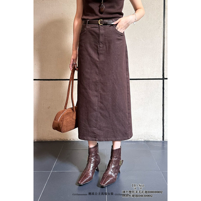 正品代购2025新款直筒半身裙