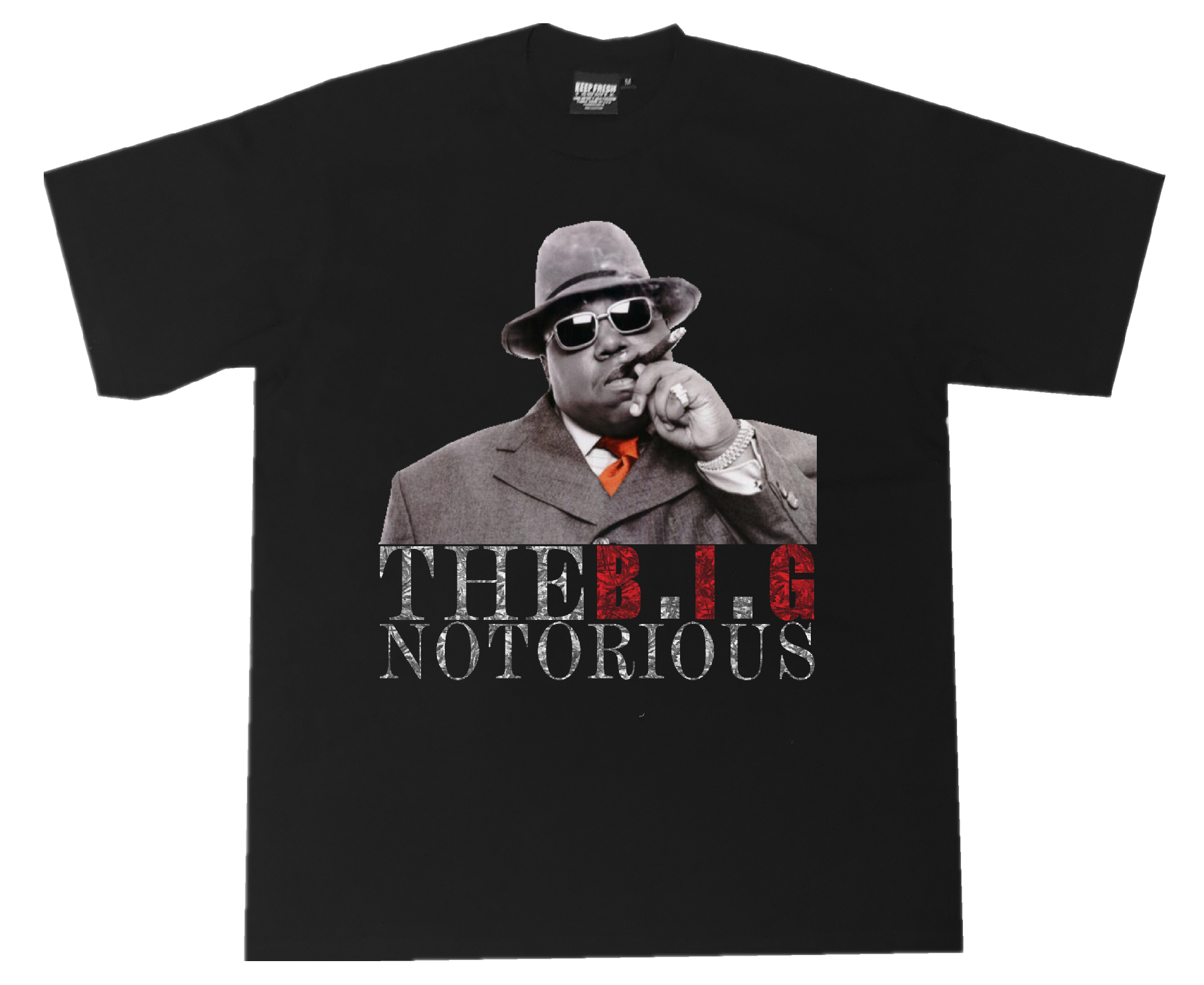 bboy宽松西海岸说唱old school重磅hiphop街舞美式小领口短袖_虎窝淘