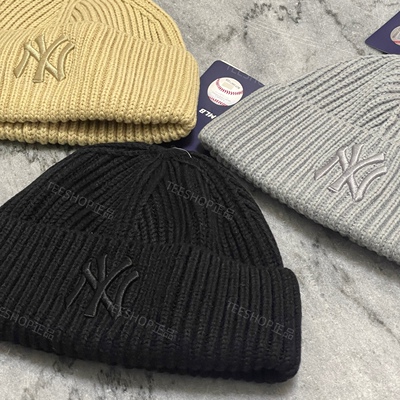 MLB洋基队ny休闲女冬季保暖冷帽