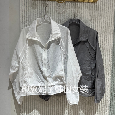 2026夏新款女拉链透气短外套