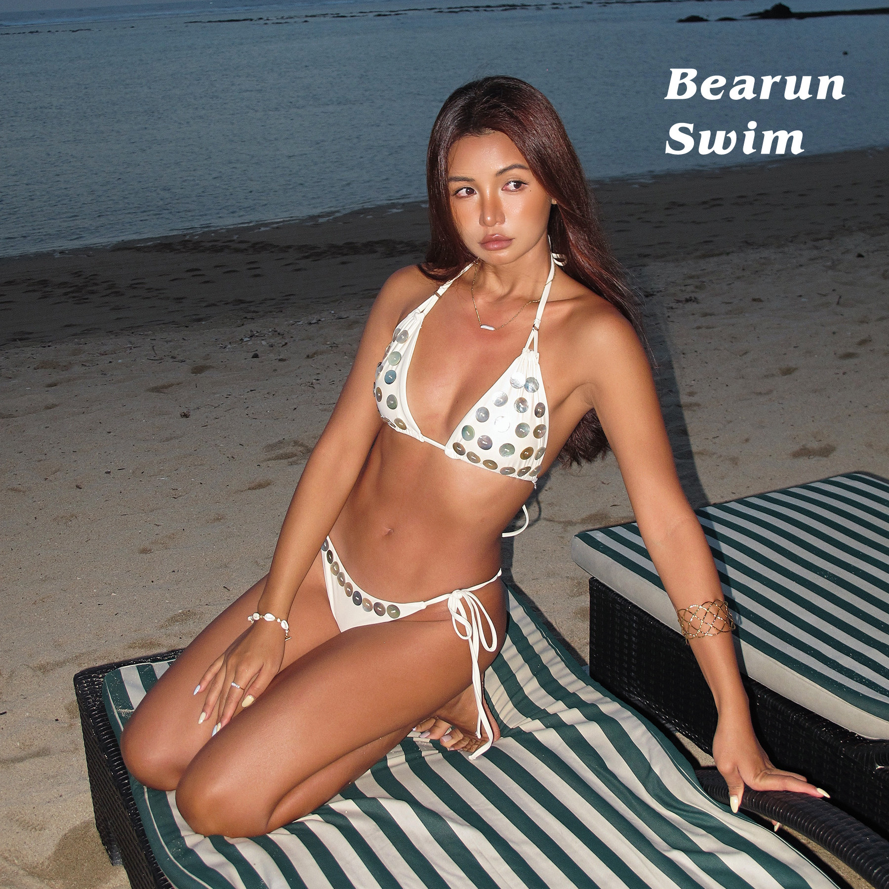 BEARUN SWIM 设计感比基尼套装女2026新款海边度假性感分体泳衣