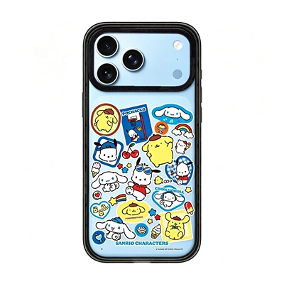【韩国代购】新款浅蓝萌犬伙伴贴纸适用iphone18/17promx手机壳苹果16/15pro防摔外壳苹果14/13磁吸Magsafe