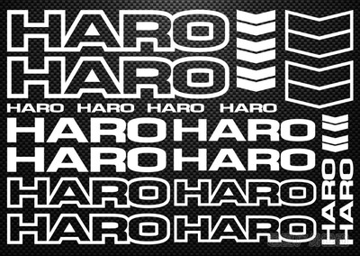 HARO车架贴纸公路自行车反光死飞车架贴镂空贴防晒防水