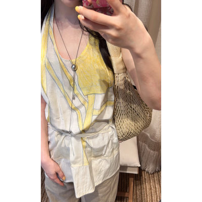 围裙式挂脖无袖吊带露背上衣du