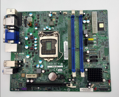 包邮原装Acer 宏基 H61H2-AD 1155针 DDR3内存 DVI VGA H61主板