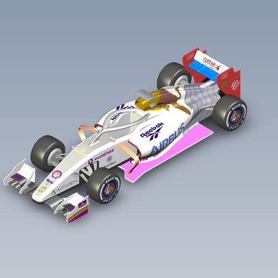 F1赛车设计模型01200518三维图纸（SLDPRT文件格式）