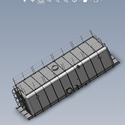 油路缓冲罐设计模型01200620三维图纸（X_T/SLDASM文件格式）
