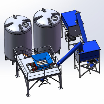 ABS原料加工系统三维图01200522（SLDPRT文件格式）