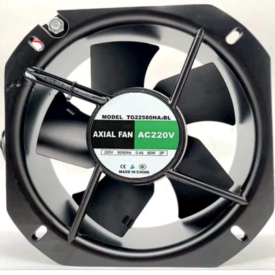 TG22580HA2BL 轴流风机 22580 AC220V 全金属机柜电配箱散热风扇