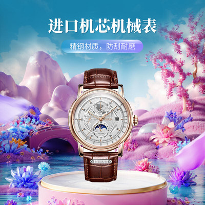 多功能男表男士全自动机械手表