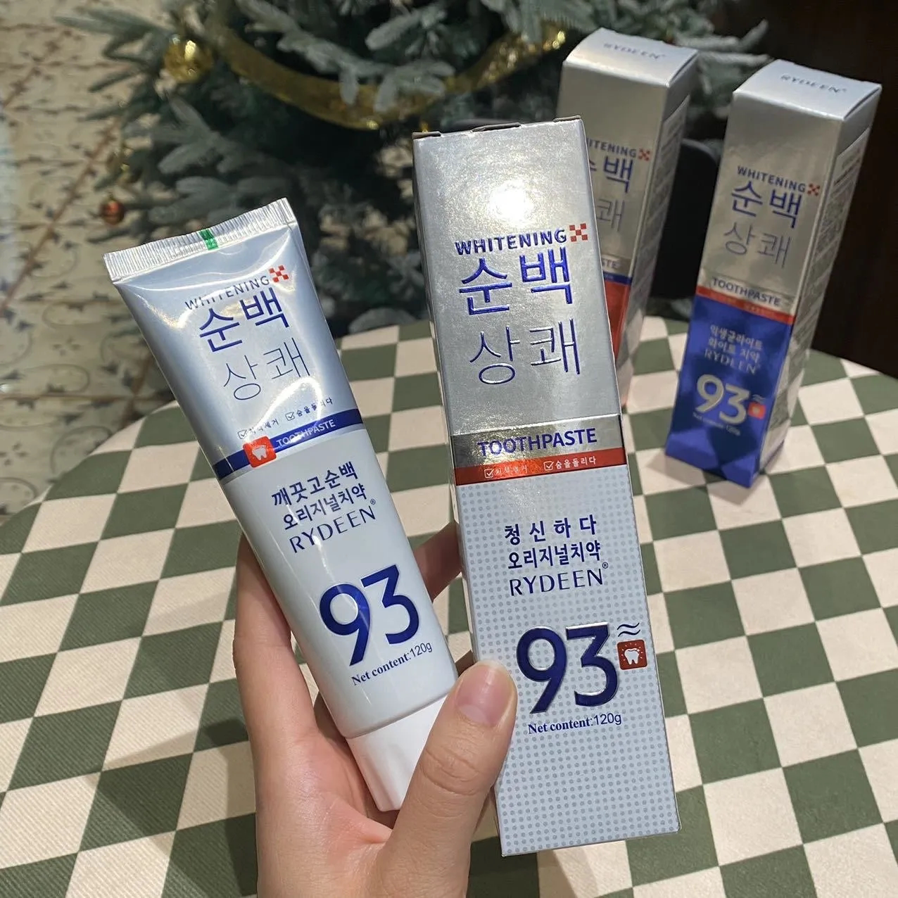 RYDEEN93系列呵护牙齿洁齿亮白洁白牙膏 120g