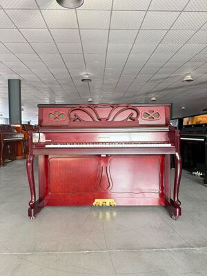 二手钢琴三益钢琴乌木家用练习考级实木立式钢琴演奏级复古大谱架