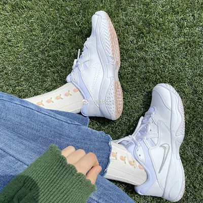 Nike/耐克Court Lite 2 女子经典复古老爹鞋网球运动鞋AR8838-101