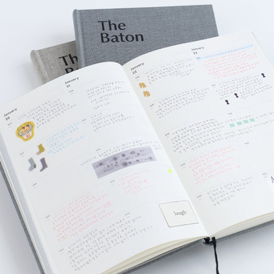 韩国ANALOGUEKEEPER硬面5年手账