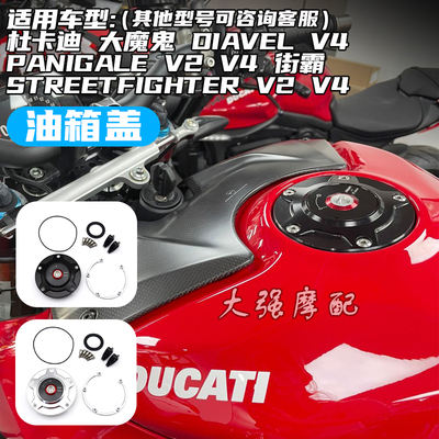 适用于杜卡迪 大魔鬼 V4 PANIGALE V2 V4 街霸 改装 快拆油箱盖