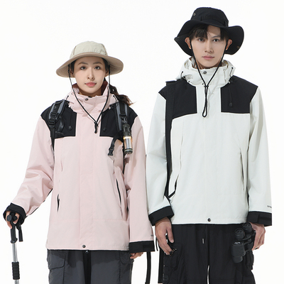 SWISS MILITAR 瑞士军工薄款男女情侣冲锋衣科技防水面料保暖透气